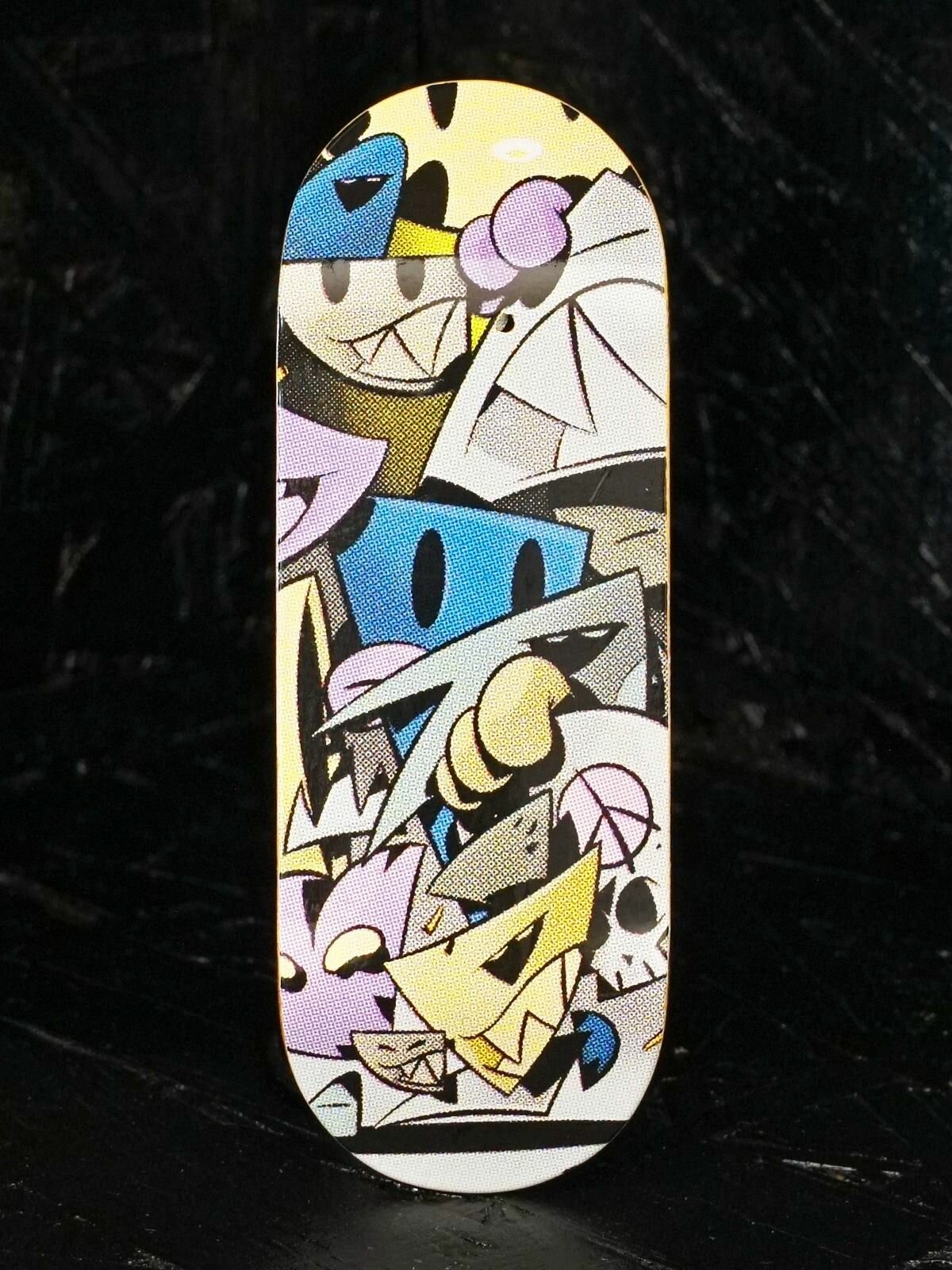 Дека для фингерборда Systeam Mini Monster Pied Peace Real Wear SF02H 33 x 94 мм high concave