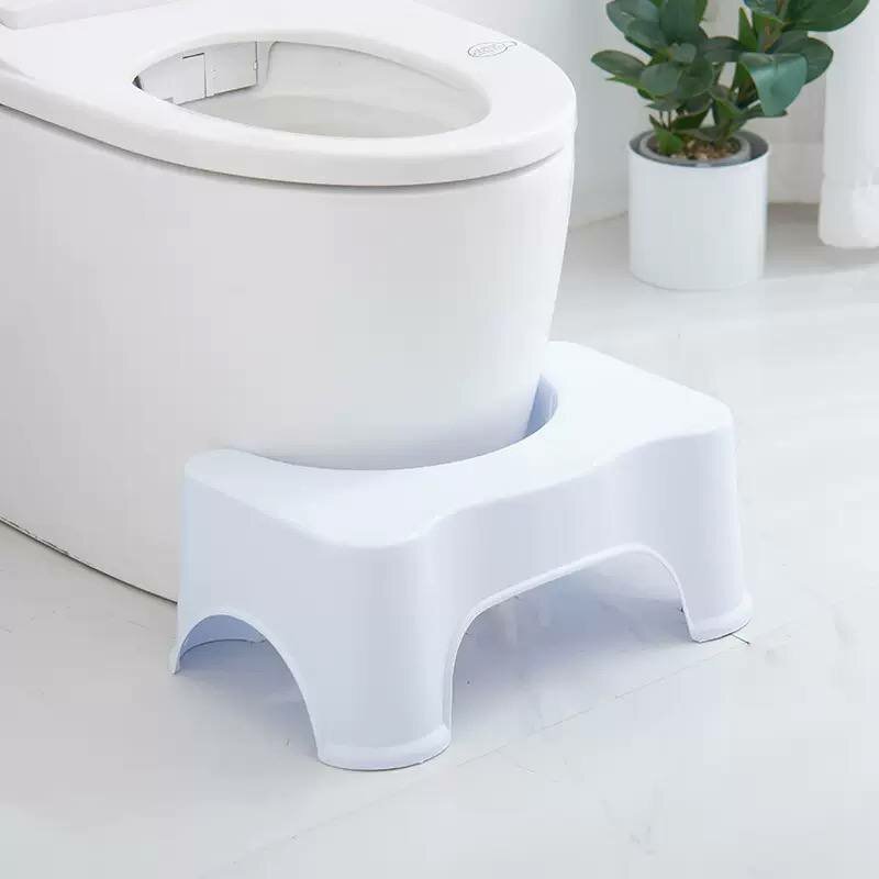 Squatty Potty (Сквоти Поти) подставка для ног в туалет + стикерпак с единорогами в подарок, цвет белый