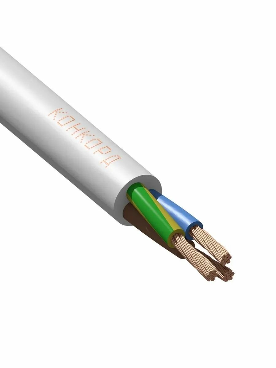 Провод ПВС 3х0.75 380В (уп.5м) Конкорд код 7224 Русский Свет (1 упак.)