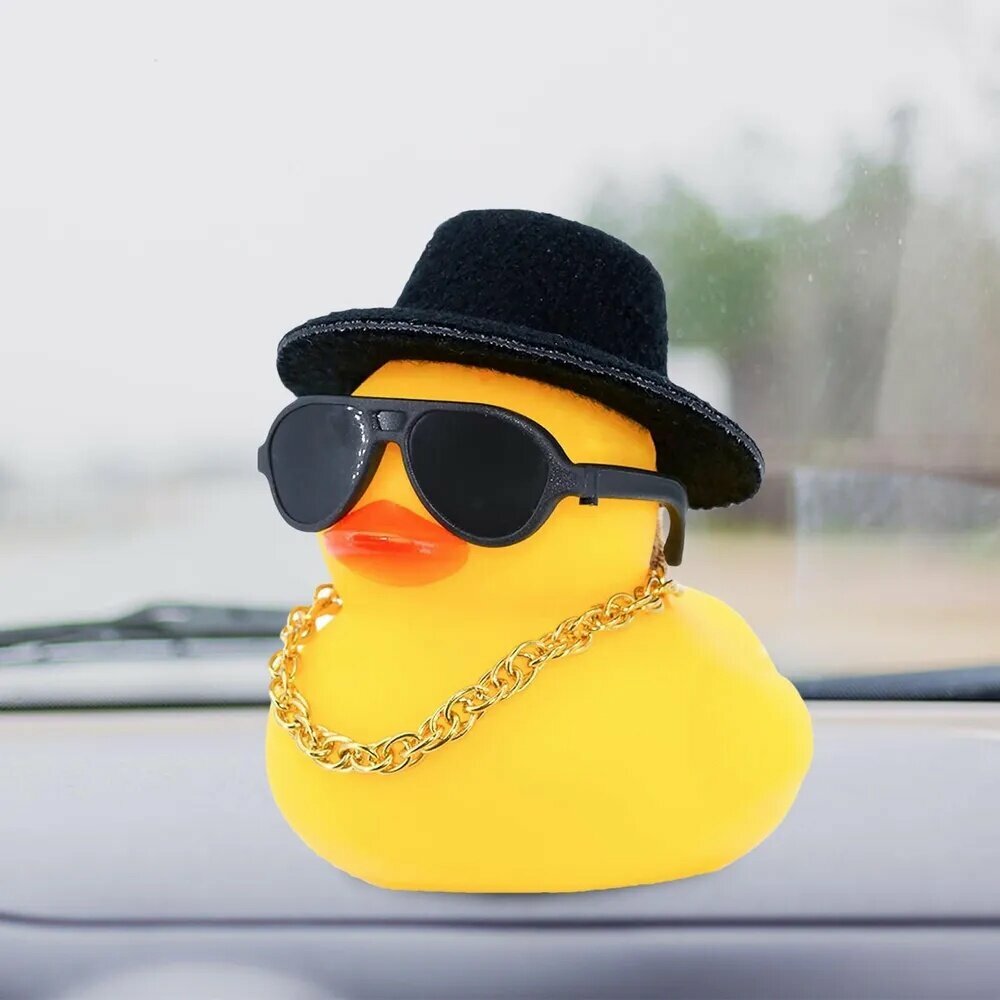 Резиновая утиная машина украшения , Игрушка для ванной