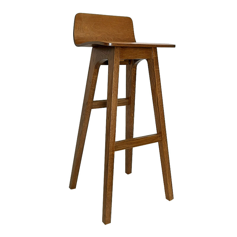 Дизайнерский барный стул CARDIGANS, массив дуба, высота 75см