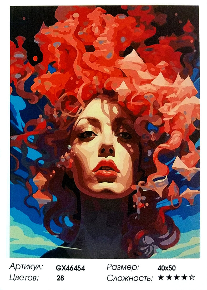 Картина по номерам Paintboy GX46454, холст на подрамнике, 40x50 см