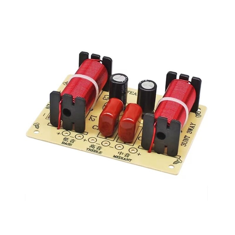 3-Полосный Перекрестный Разветвитель Для Акустических систем Высокого Среднего и Низкого уровня Повышает Четкость звука Домашнего кинотеатра частотой 900-4000Гц