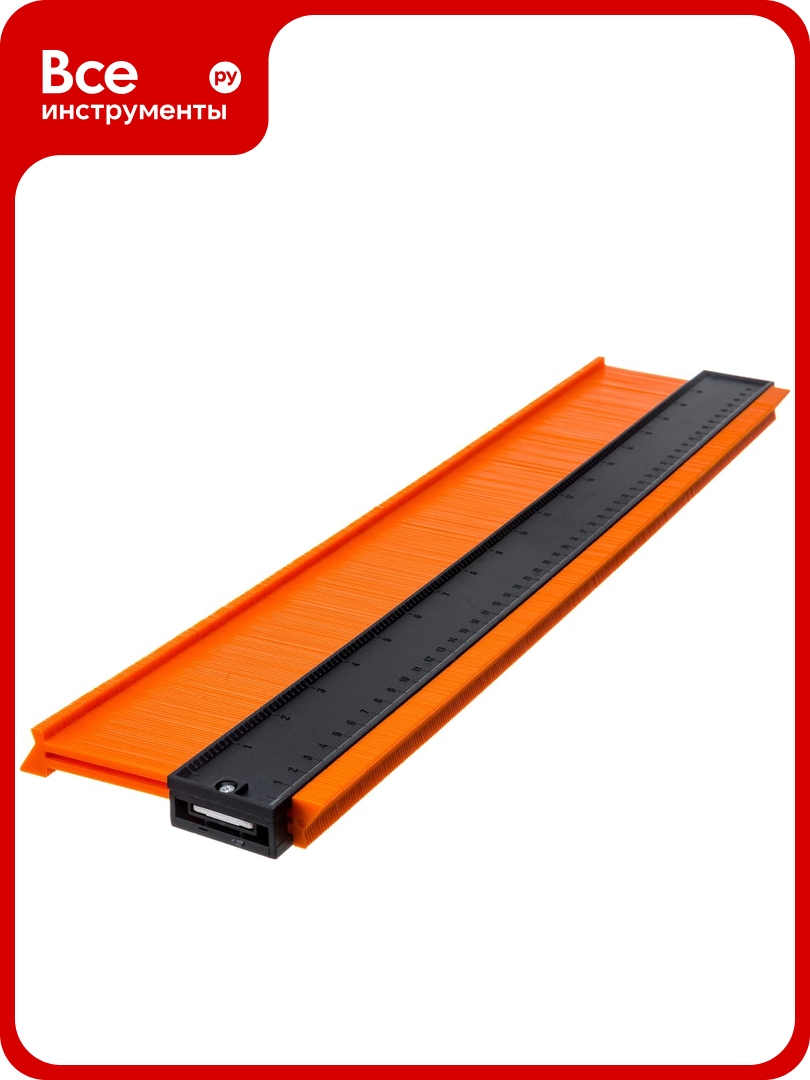 Контурный шаблон для глубокого замера TRIO-DIAMOND 130х500 мм 280409 пластиковый шаблон для точного копирования профилей