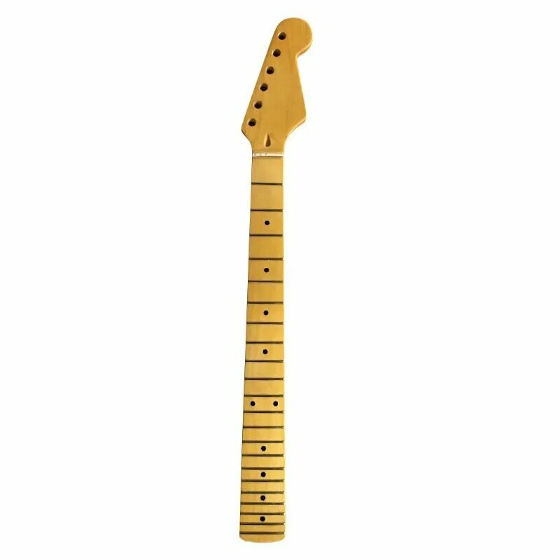 Гриф гитары из кленового дерева с гладким краем Грифа Электрическая ручка со струнами