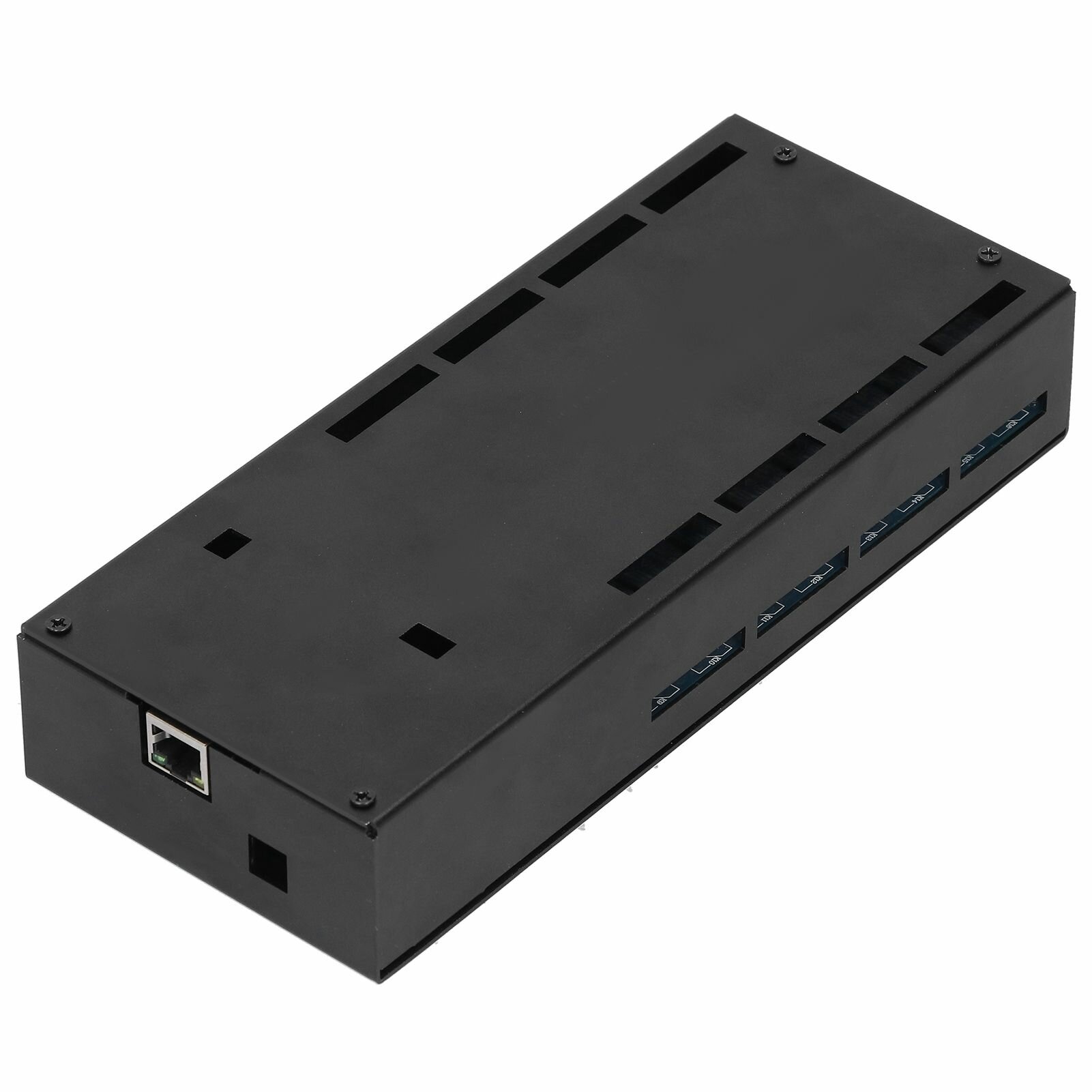 Реле RJ45, 16-канальное, алюминиевый корпус, электронный компонент
