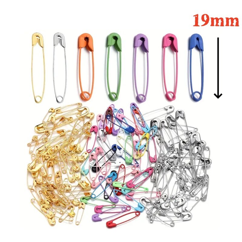 Булавки английские ассорти №000 (19мм)