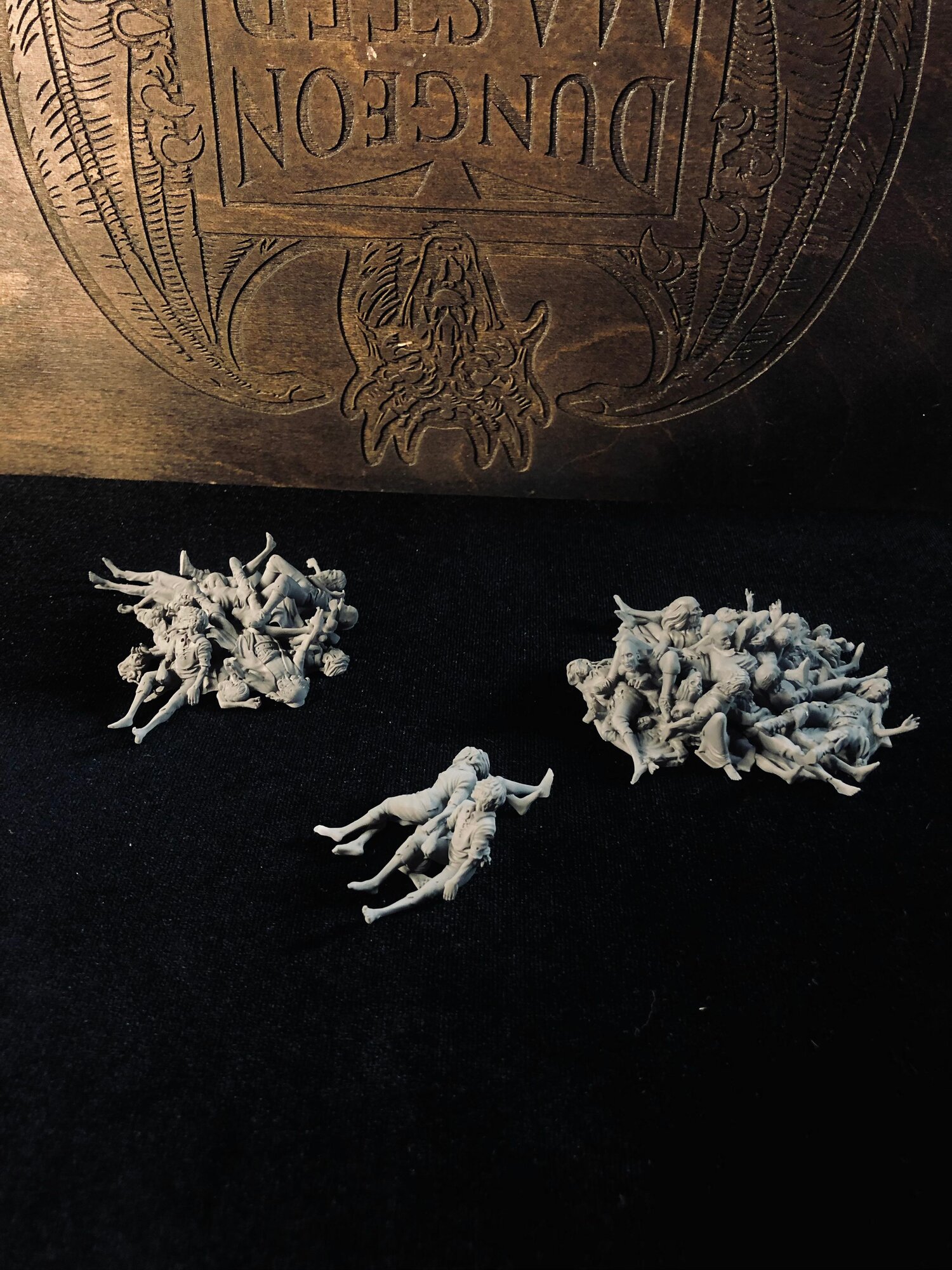 Набор террейн - горы трупов - Террейн, Миниатюра для настольных игр DnD, ДнД, Dungeons & Dragons, Pathfinder.