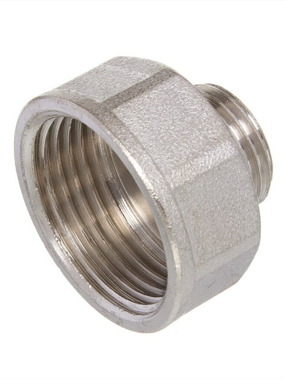 Резьбовой фитинг переходник STI 1"x1 1/4, ш-г, никелевая латунь, Китай