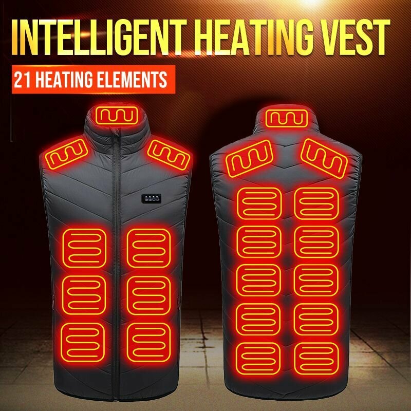 District 21 Heating, электрическая куртка с USB-подогревом, спортивная одежда, графеновое тепловое пальто, кемпинг