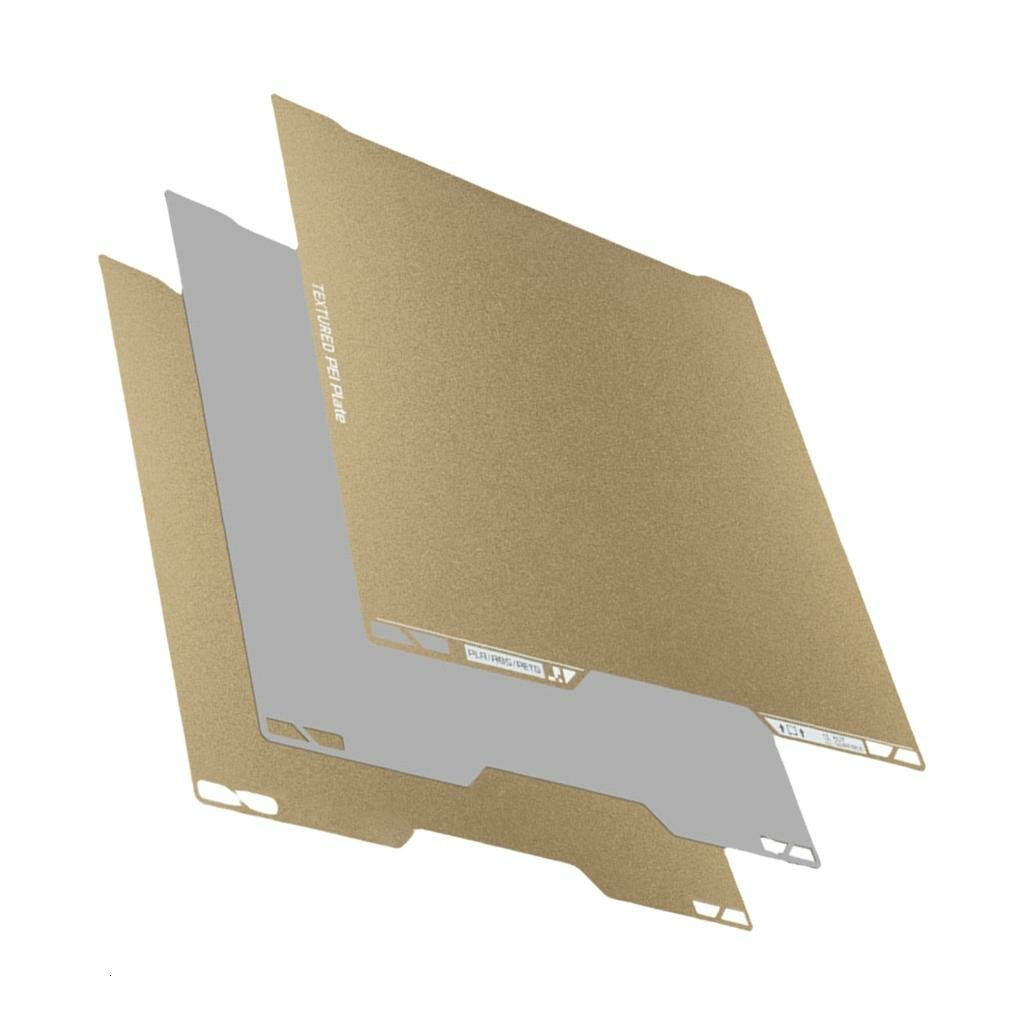 Двусторонняя PEI текстурированная пружинная стальная платформа 355x325 мм, H2D двусторонний