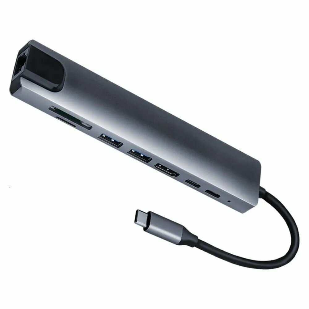 8-в-1 мультипорт адаптер, - 8usb вход