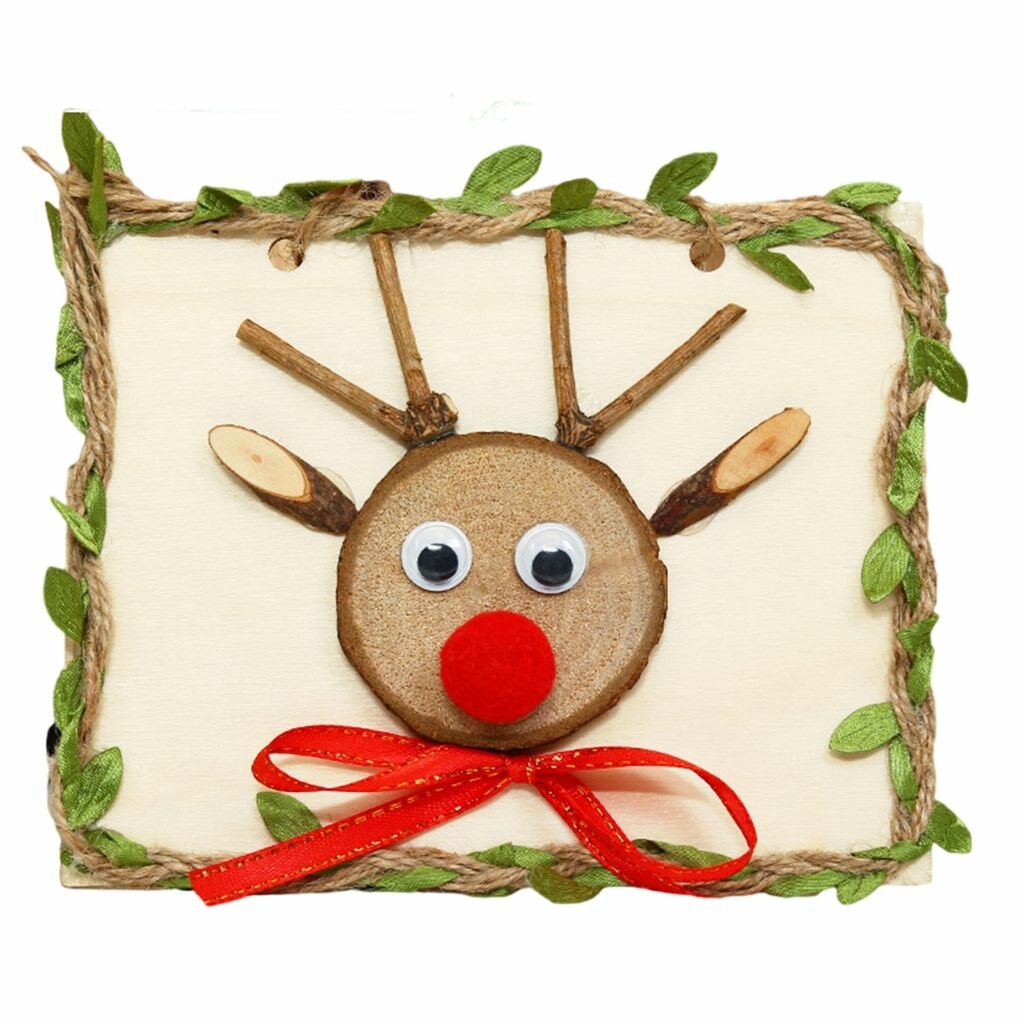 Детская сборка, художественная деревянная ветка, наборы с мультяшными животными для творческих игр, детский набор веток ручной работы