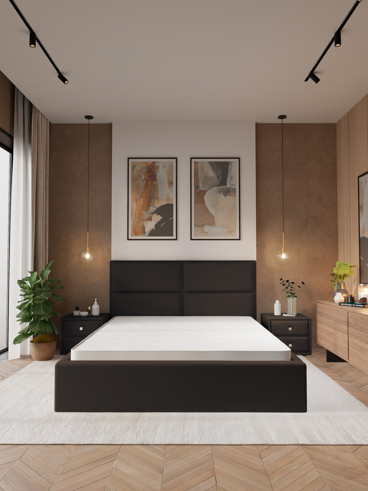 Двуспальная кровать Палермо с подъемным механизмом, микровелюр антивандальная 140х200 фабрика Микс-Интерьер