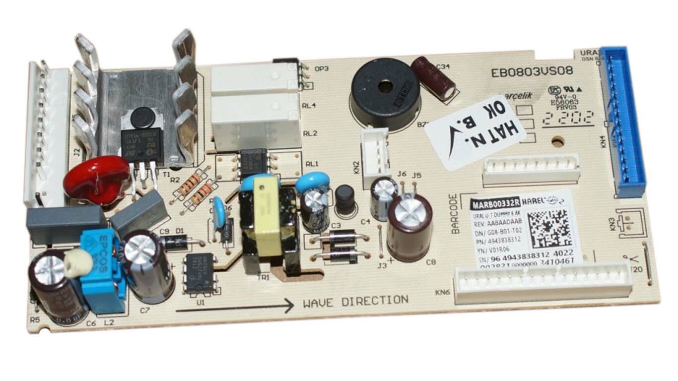 Модуль управления для холодильника GRUNDIG GFPN66821W RU, GFPN66721XBR RU (G08-B01-T02, V01R06, EB0803VS08, E56063)