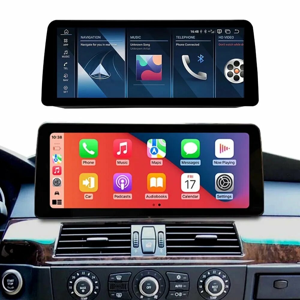 X-REAKO Автомагнитола, диагональ: 12.9", 2 DIN, 8ГБ/128ГБ