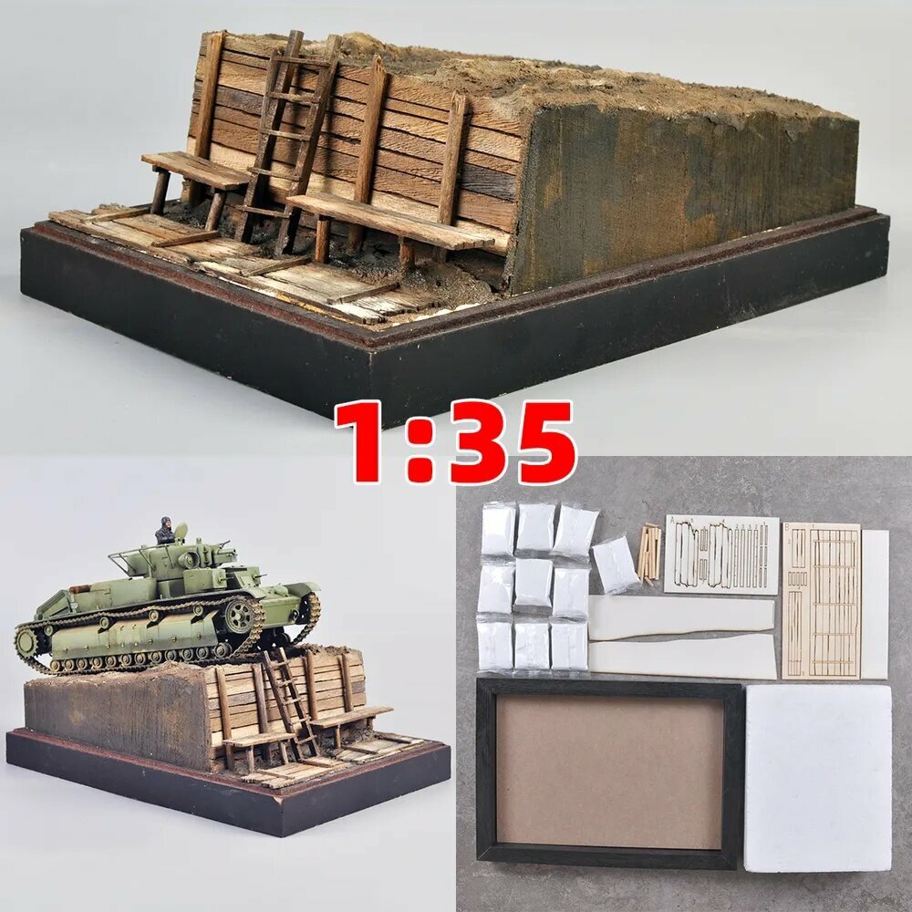 Cor 1/35 сборная модель дома диорама