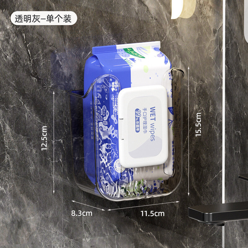 Коробка для хранения влажных салфеток Настенная коробка для полотенец без пробивания коробка для хранения туалетных