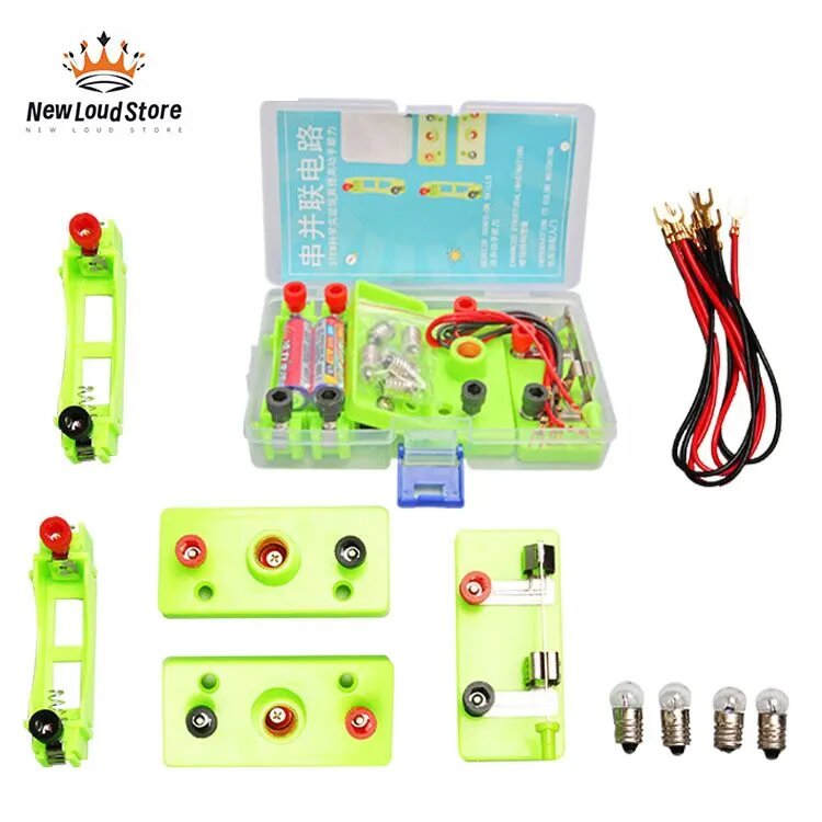 Набор для экспериментов с электричеством для параллельных и серных цепей