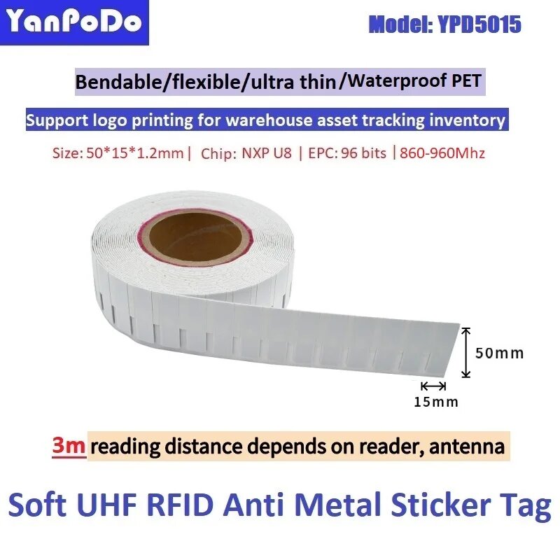 YANPODO Ultra Thin Anti metal RFID sticker YPD5015