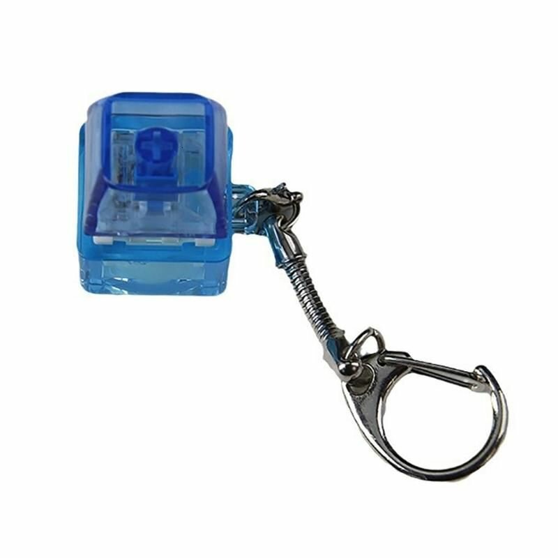 Switches Tester Sampler для механической клавиатуры 1-ключа Keychian подарок, синий, без света