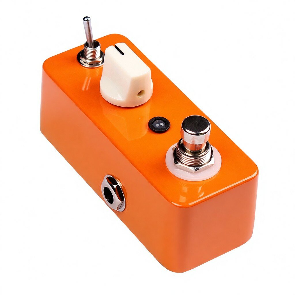 Mooer Ninety Orange Micro Mini Analog Phaser Electric Guitar Effect Pedal True Bypass, цвет: Оранжевый, материал: Алюминиевый сплав & PCB, режимы эффекта: Vintage / Modern, размер: 9 * 3.5 * 3.2 см, вес: 143 г, в комплект входят: 1 * Аналоговый фазерный