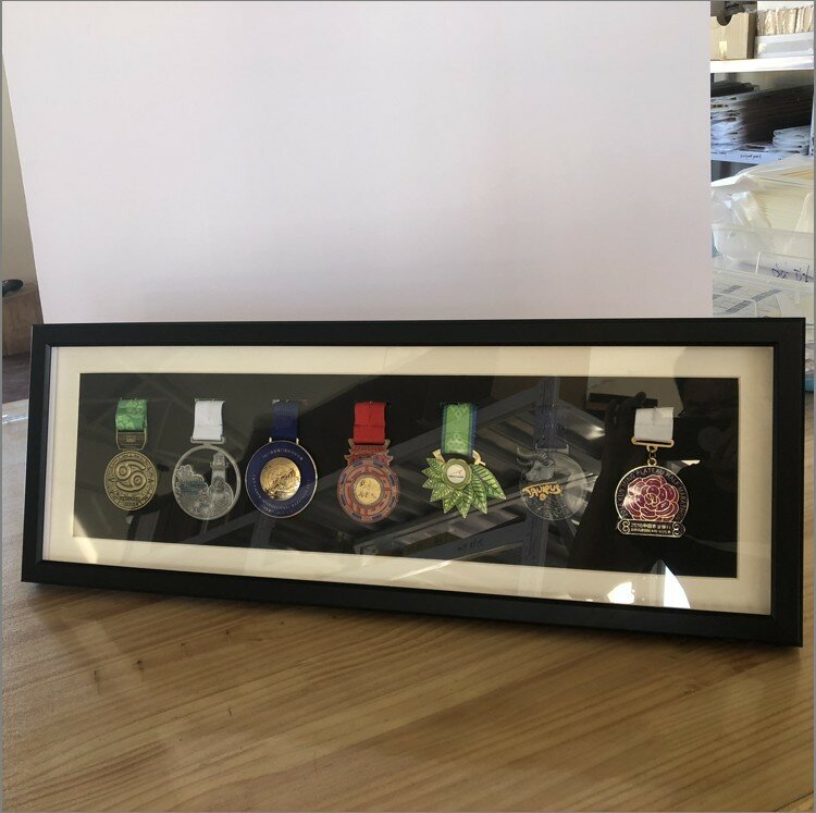 Рамка для хранения медалей марафона, настенное крепление, подставка для рамки балансировочного велосипеда, рамка для медалей, рамка из массива дерева, фоторамка HCDS