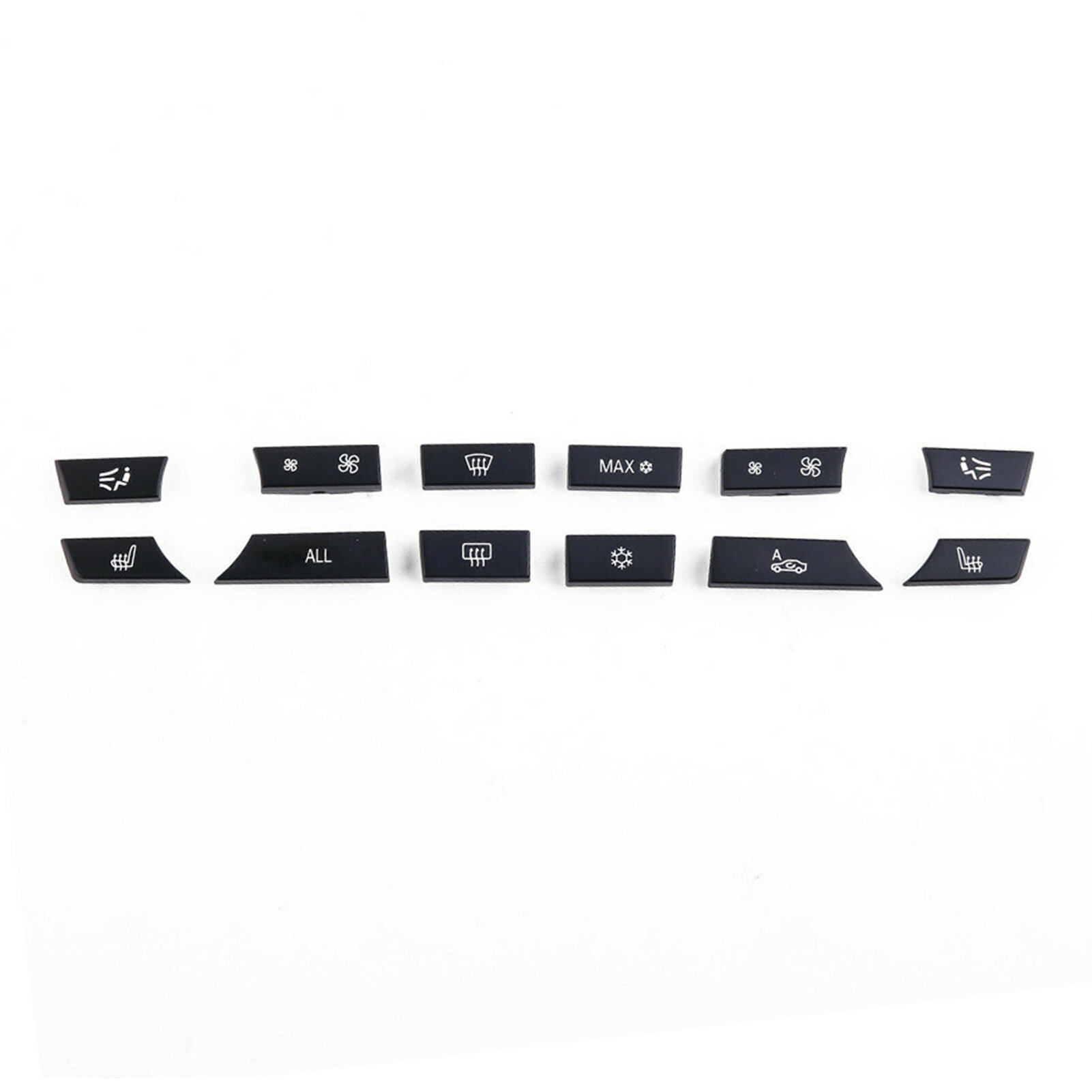 Набор из 12 колпачков для кнопок переключателя кондиционера и отопителя для BMW 5 6 7 F10 F01 F12 61319313923