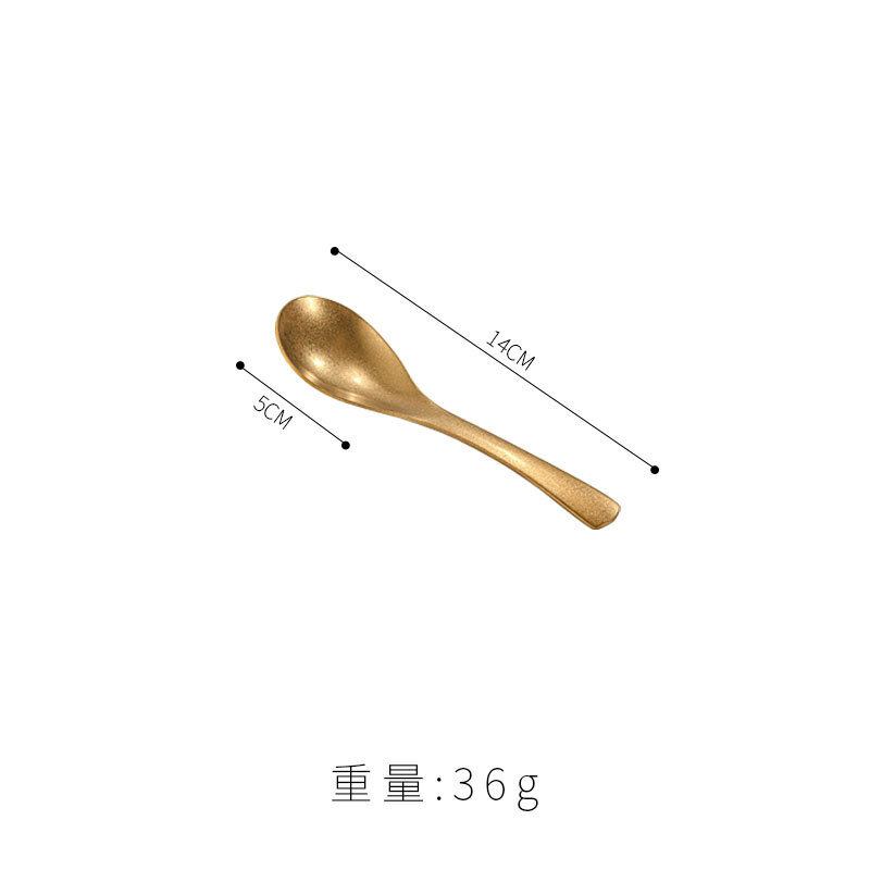 Прямая поставка ретро-ложек из нержавеющей стали 304, корейских ложек, маленьких ложек, ложек для еды, старой посуды со