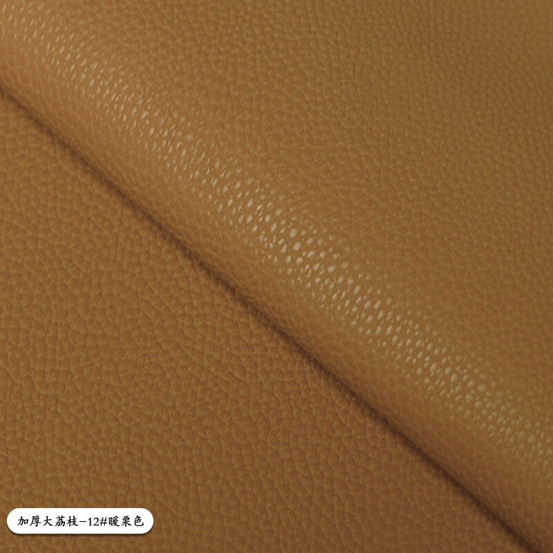 Утолщенная большая ткань из искусственной кожи с текстурой личи, мягкая кожа для диванов, материал для обуви, имитация искусственной кожи от фабрики