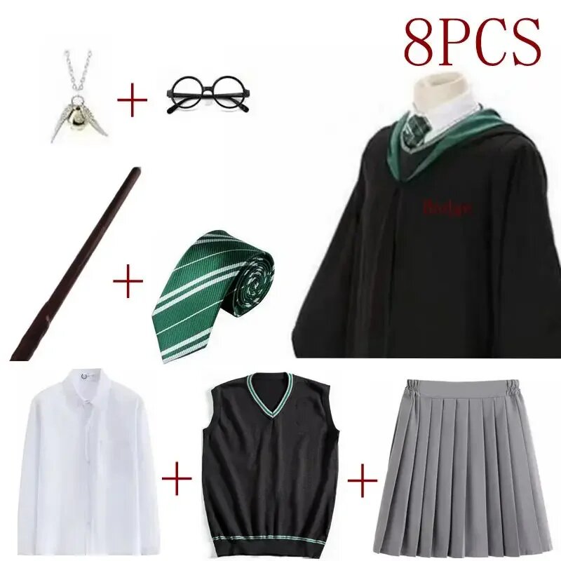 Костюм Гермионы из Гарри Поттера L, 8pcs2