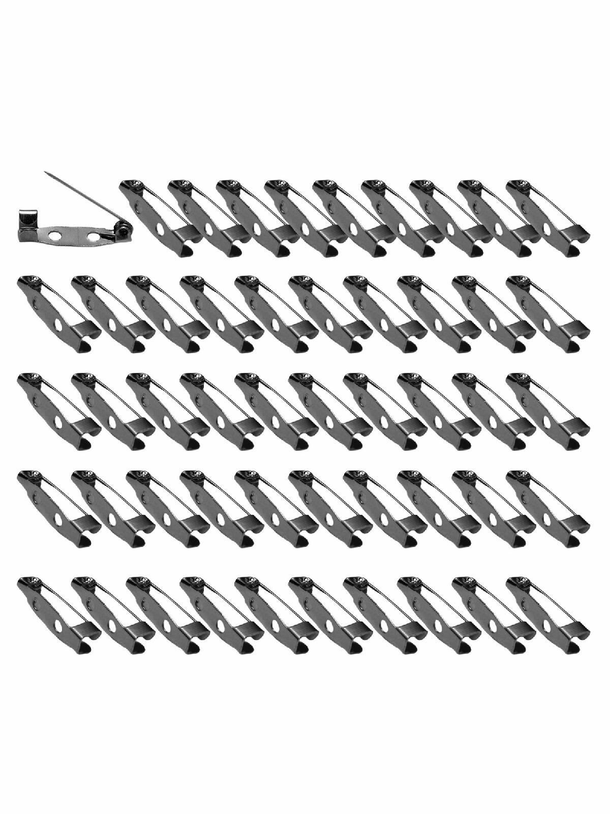 Брошки-булавки с застежкой для одежды, Черный пистолет - 30mm