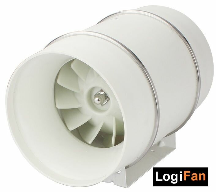 Вентилятор D250 канальный Logifan XGF 2E-250 двухрежимный (2х скоростной) 1200 м3/час