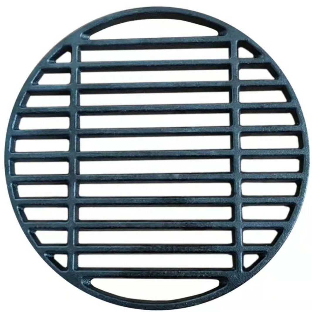 Эмалированный гриль, круглый гриль, чугунный гриль, сетчатые инструменты для барбекю, уличный гриль, чугунный гриль