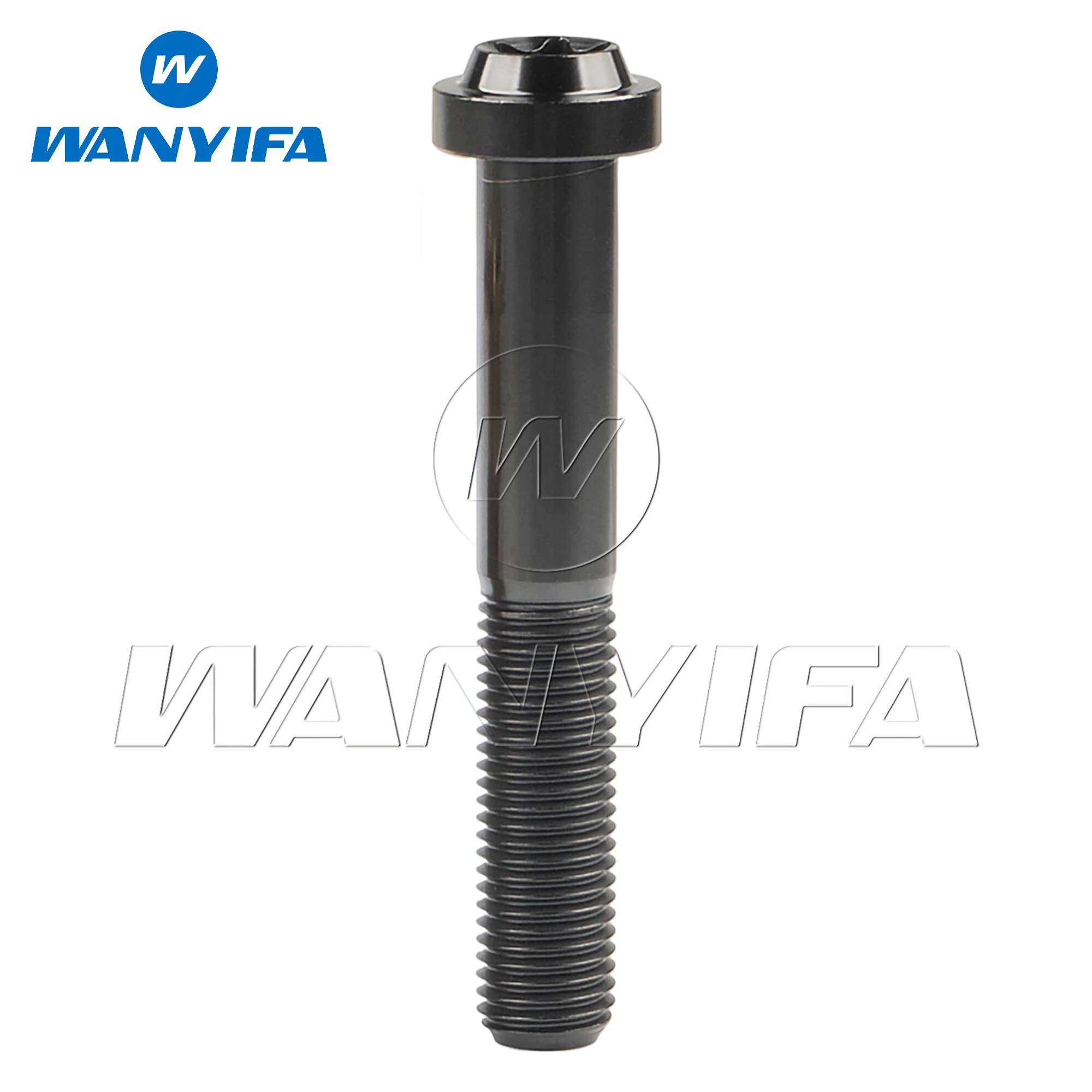Wanyifa титановые болты M10x20 M10 Pitch 1.25mm, Black, 20mm