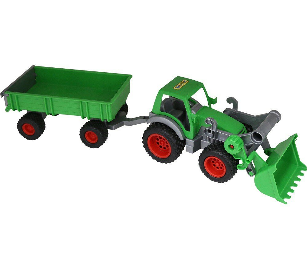 Полесье Фермер-техник Трактор-погрузик с прицепом 8817 с 2 лет