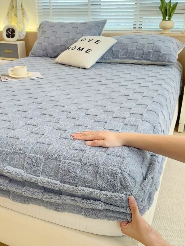 IKEA Наматрасник 180x200х28см серый