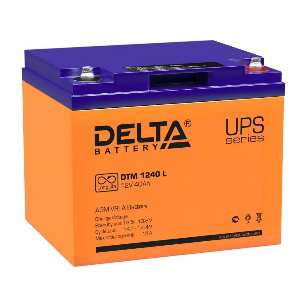 Батарея аккумуляторная Delta DTM 1240 L