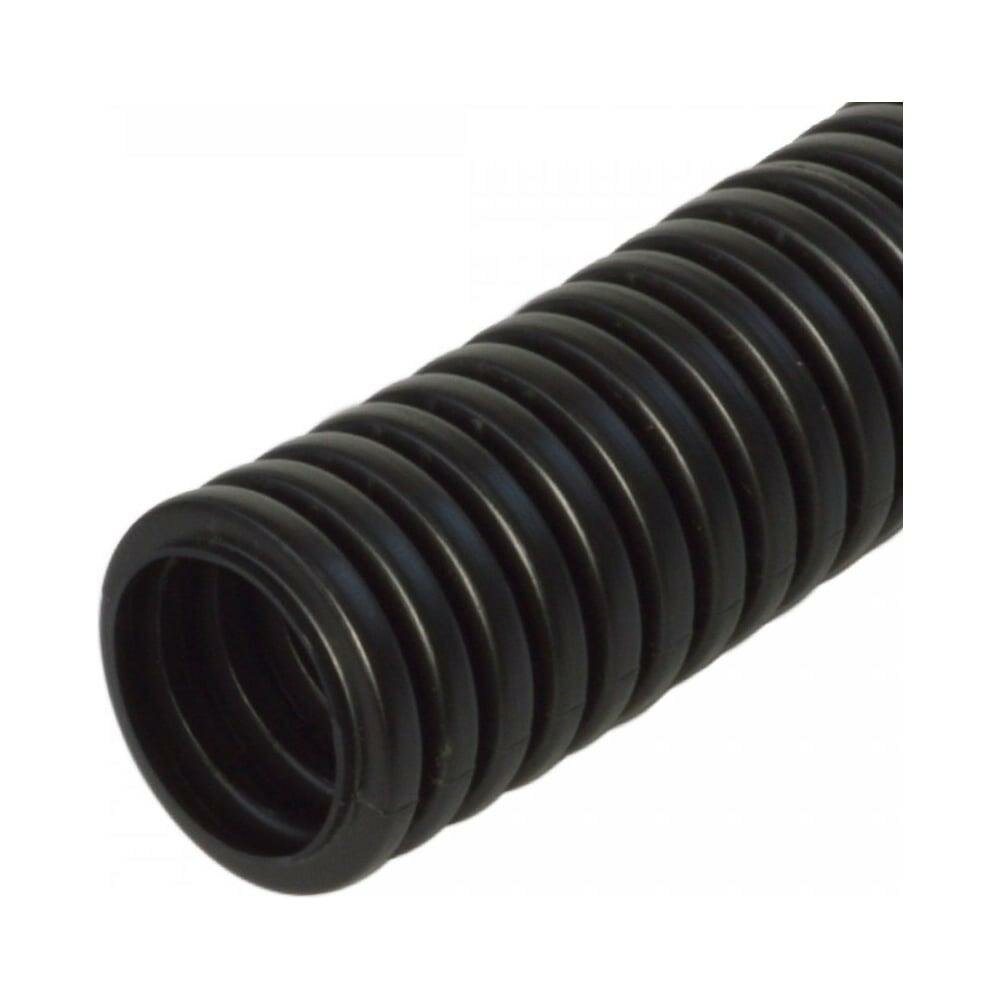 Труба ПП гофрированная легкая Промрукав 350 Н, безгалогенная (HF), стойкая к ультрафиолету, черная, dвн 7,0 мм, dнар 10,0 мм 50м. PR02.0438