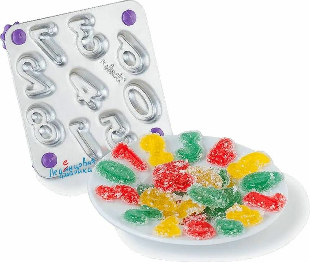 Форма для леденцов Цифры