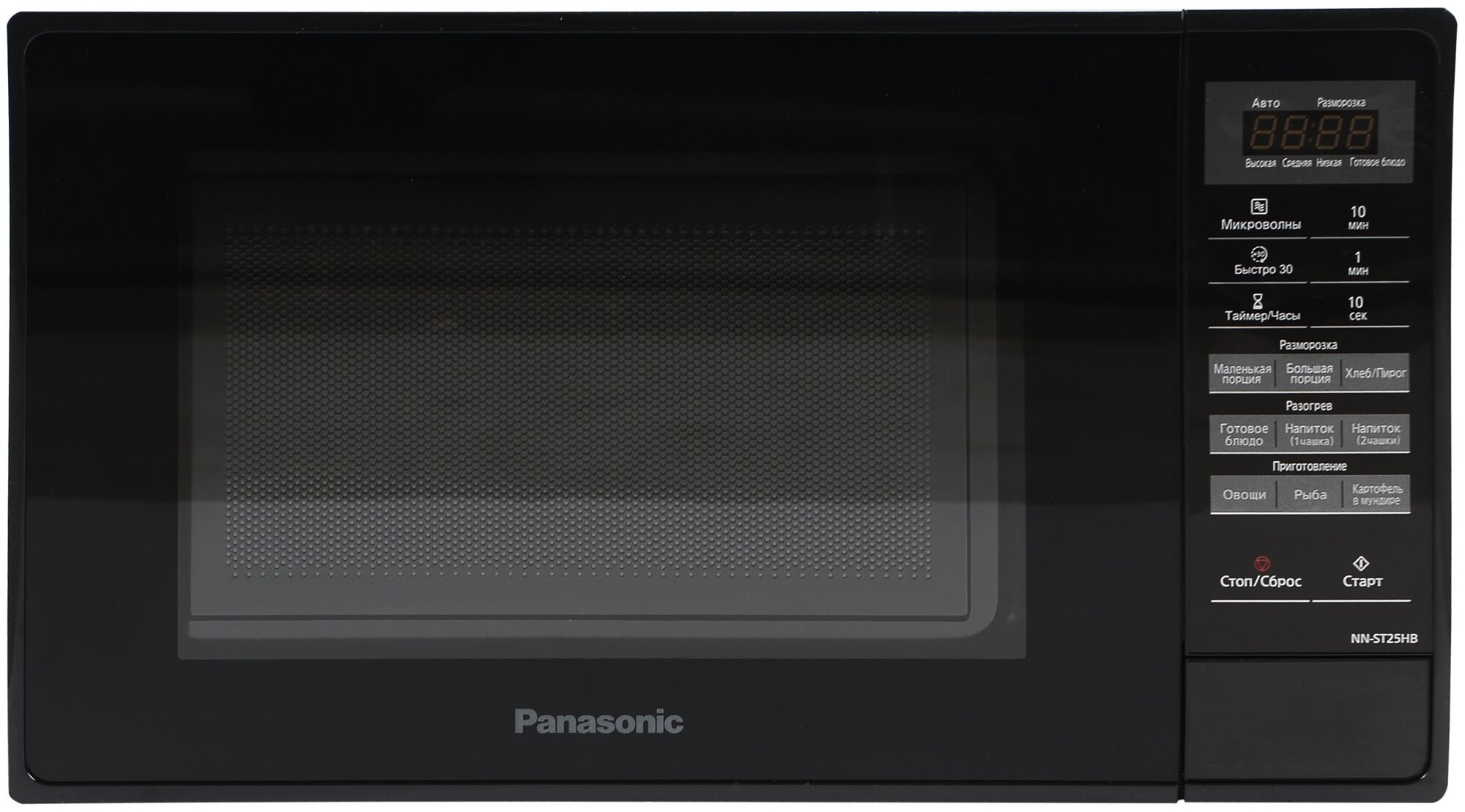 Микроволновая печь Panasonic NN-ST25HBZPE, 800Вт, 20л, черный