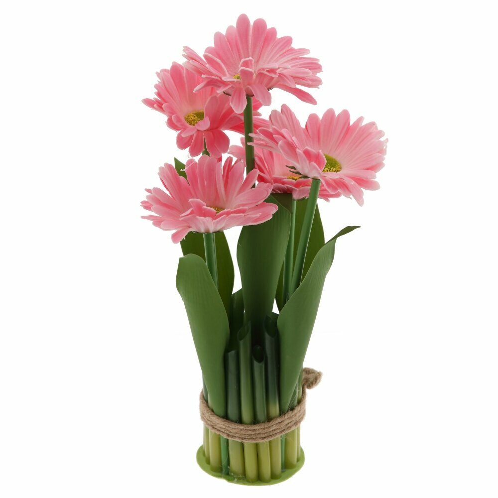 Цветочная композиция "Гербера", L16 W15 H30 см