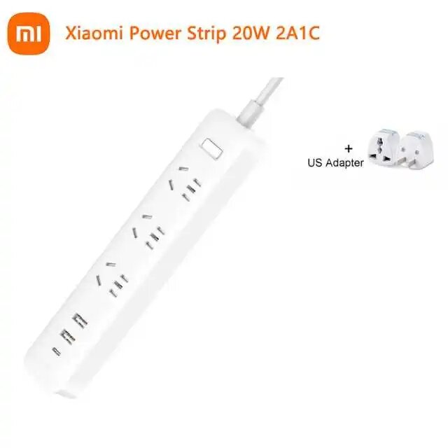 Xiaomi Power Strip 20W 2A1C с US адаптером