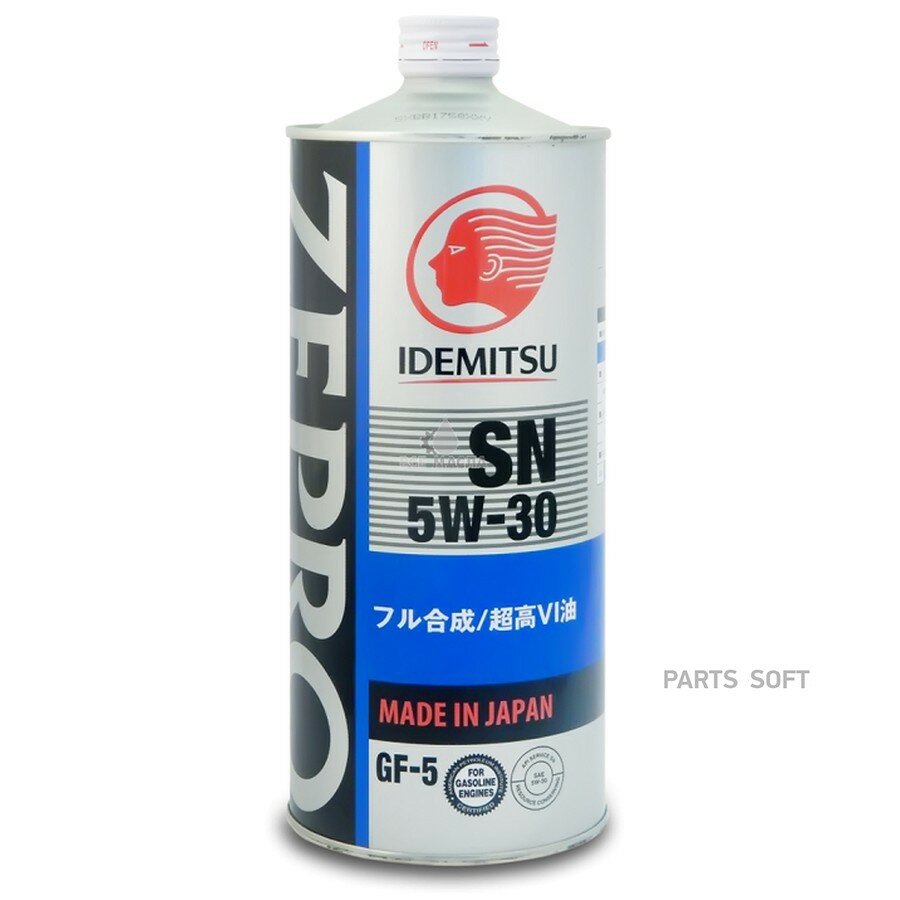 ZEPRO TOURING SNGF-4 5W-30 1Л IDEMITSU масло мото от официального дистрибьютора, IDEMITSU, артикул 1845054