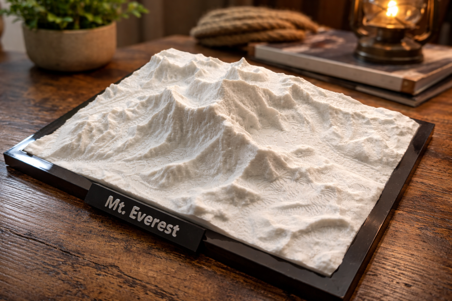 3D модель горы Эверест для подарка и на память дорогому человеку