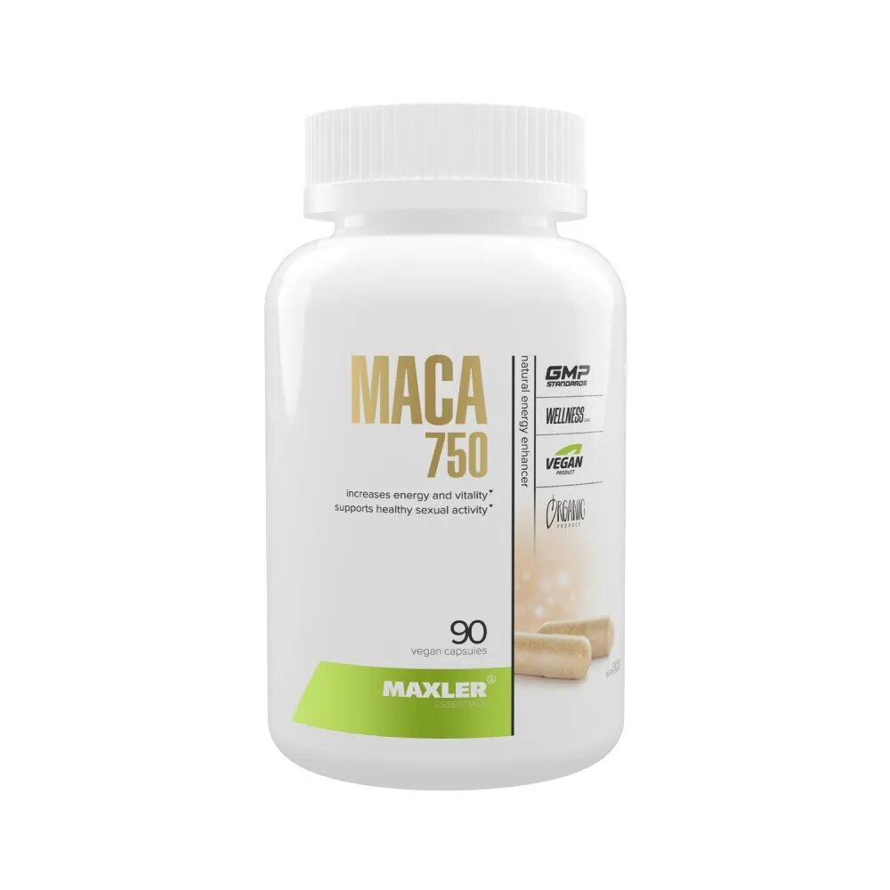 Макслер мака 750 / Maxler MACA 750 капсулы по 940 мг, 90 шт.