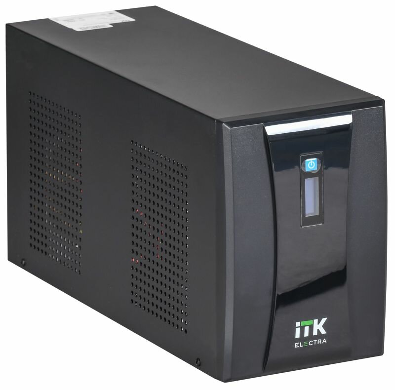 Источник бесперебойного питания ELECTRA ET 3кВ. А/1.8кВт с АКБ 4х9А. ч USB Schuko ITK EET-3000VA-1-004-S
