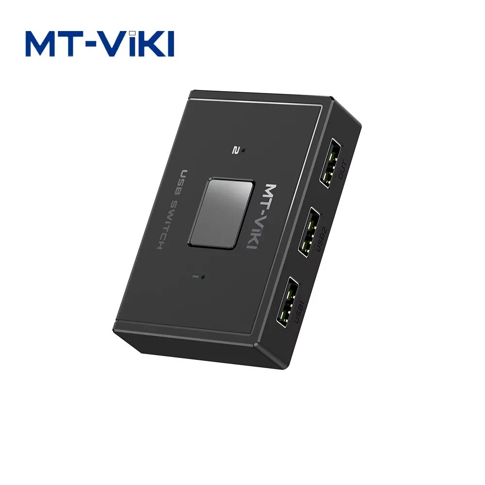 Двунаправленный переключатель USB 2.0 2-в-1/1-в-2-в-2 USB Sharer Switch Мышь Клавиатура Принтер Sharer MT-SU202