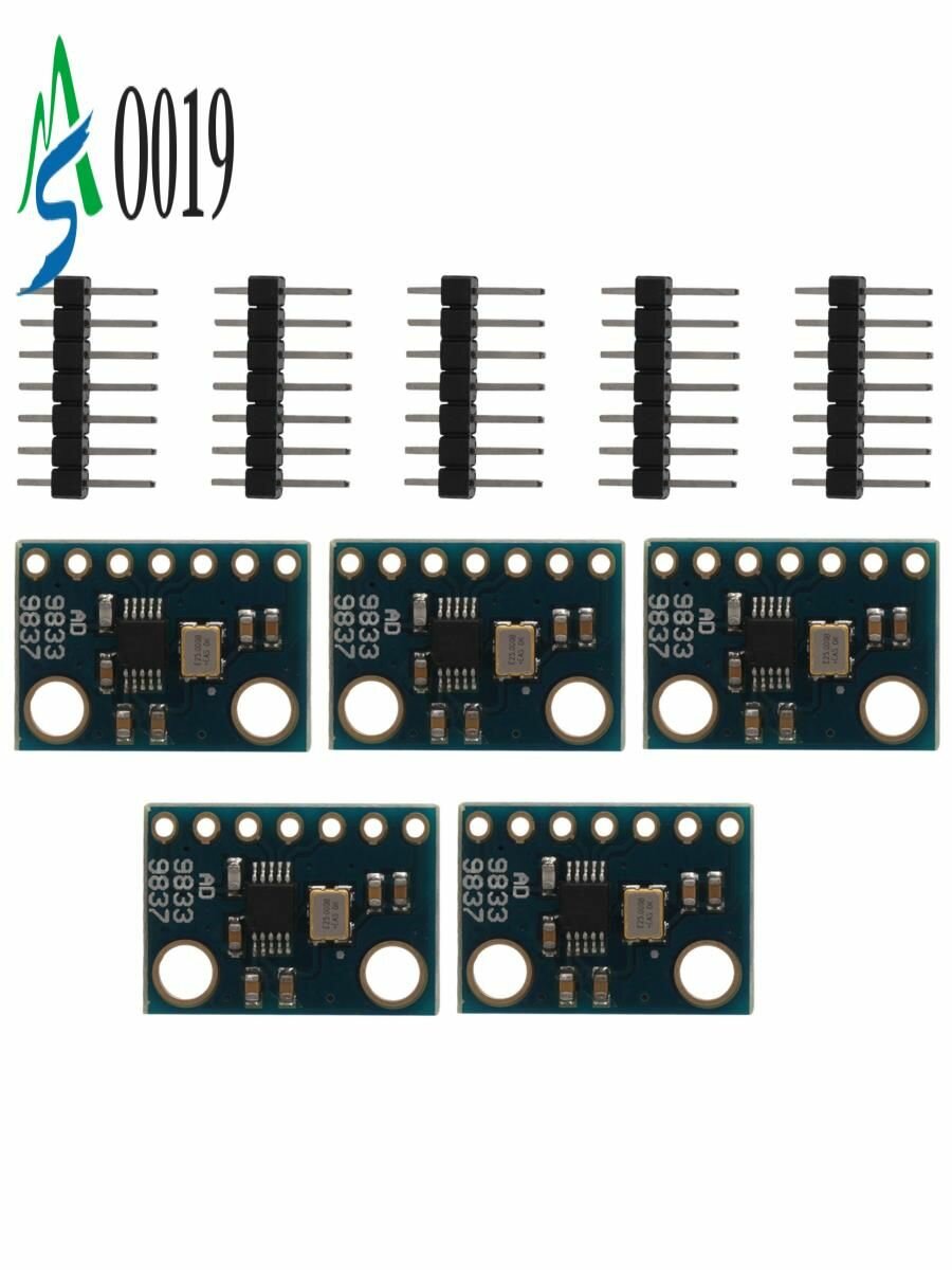 (V F B H) 5 шт AD9833 Программируемые микропроцессоры Последовательный интерфейс Sine Square Wave DDS, Модуль генератора сигналов