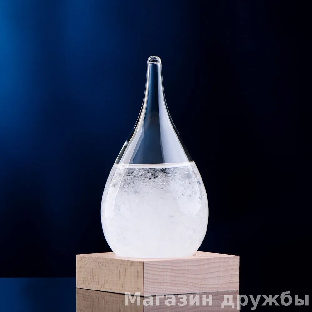 Барометр - штормгласс "Капля" 12х6см